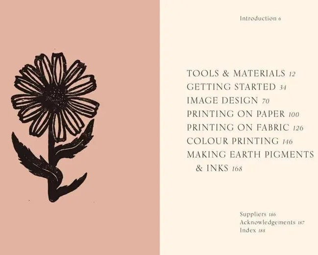 Botanical Block Printing Book – County Boutique