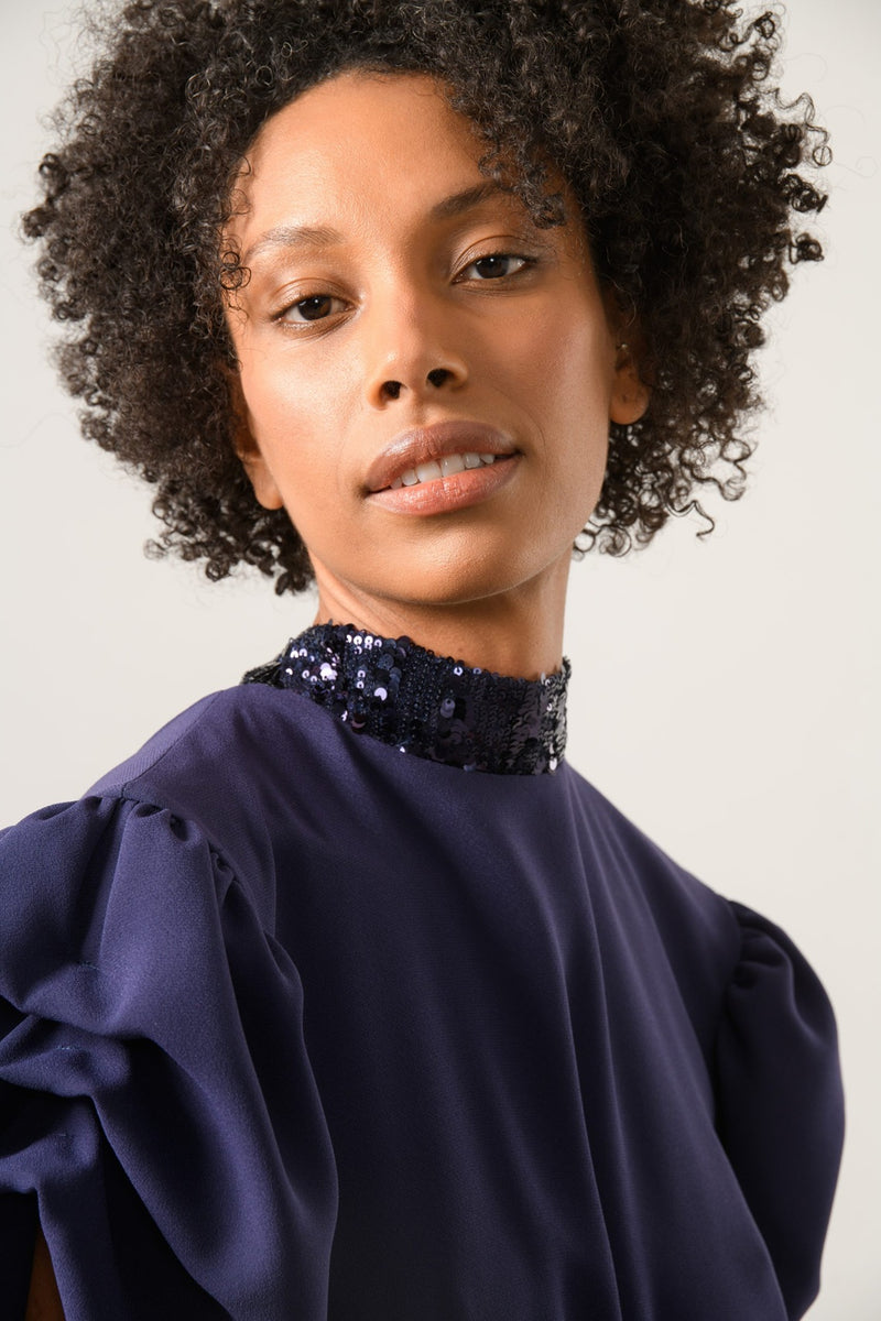Sisters by CK Merry Dress Navy Blue – County Boutique
